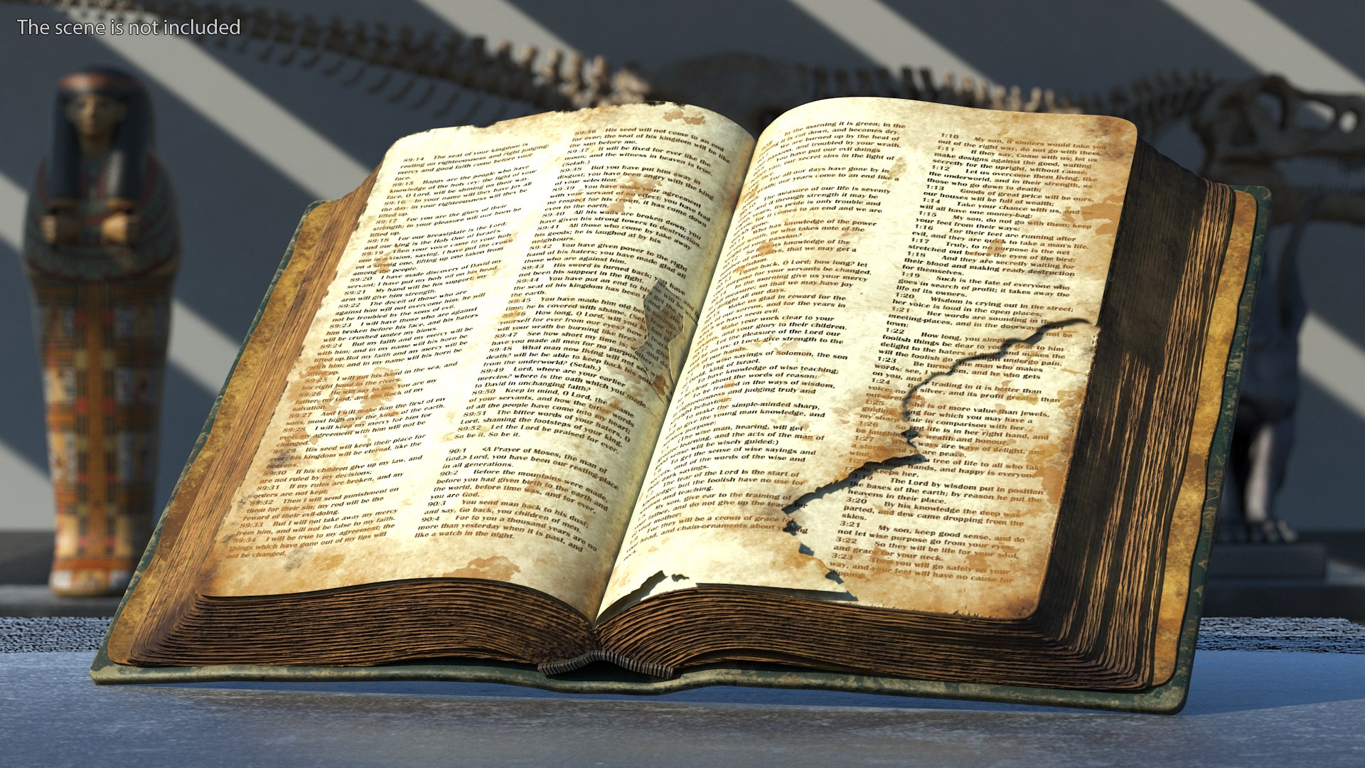 Very Old Open Book 3D Model - TurboSquid 2006157