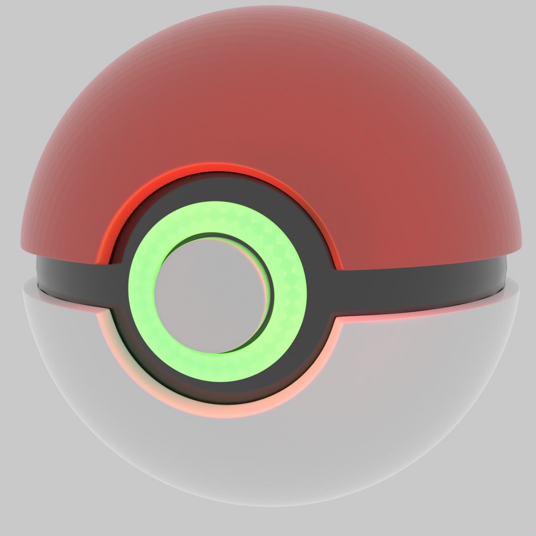 3D Pokeball - TurboSquid 1985645
