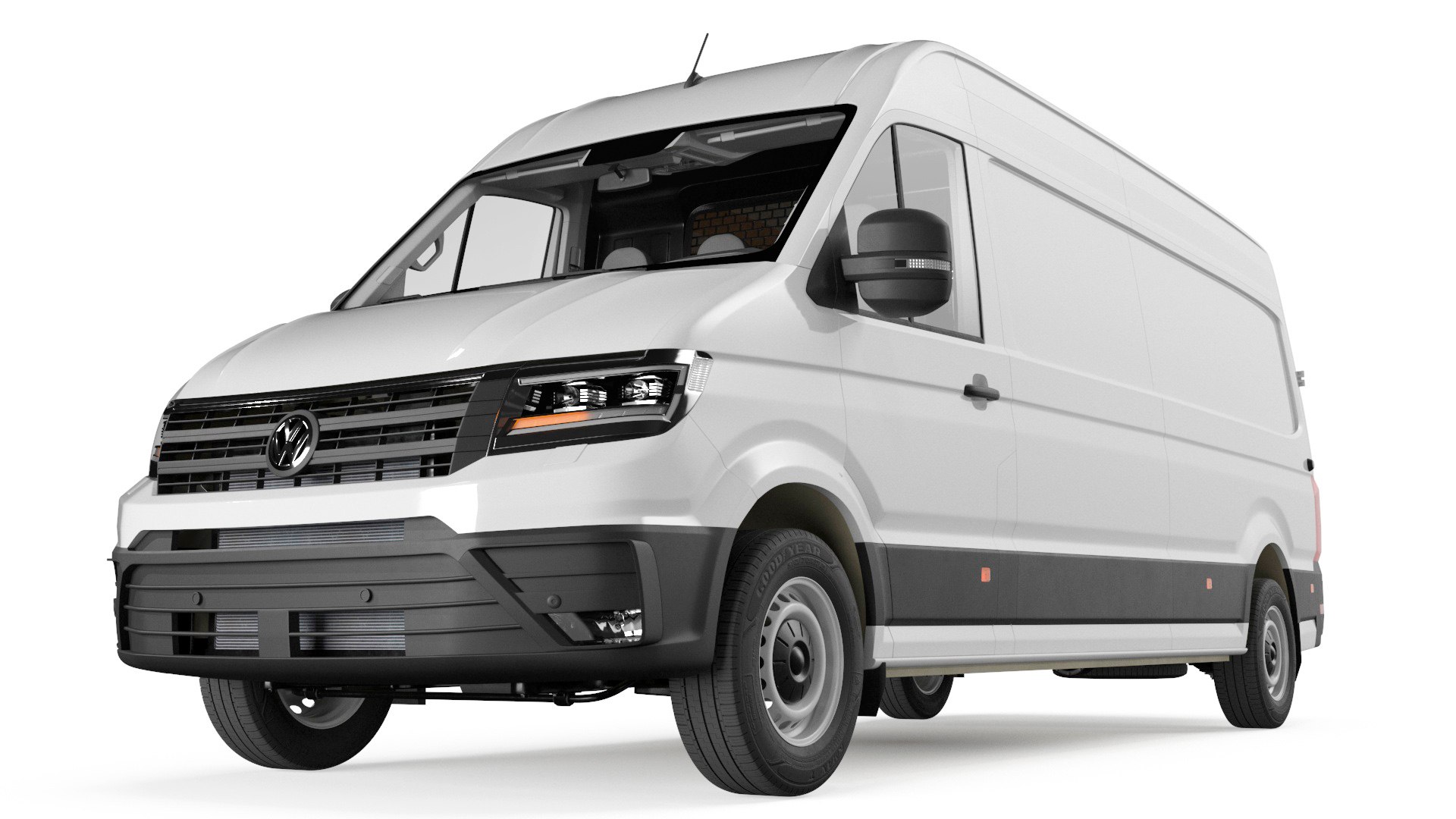 3D Volkswagen Crafter Van 2024 Long White Color Model - TurboSquid 2287871