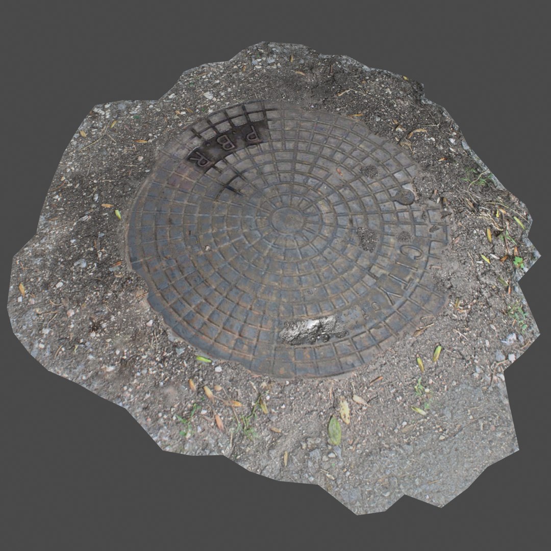 Manhole 3D Model - TurboSquid 1314556