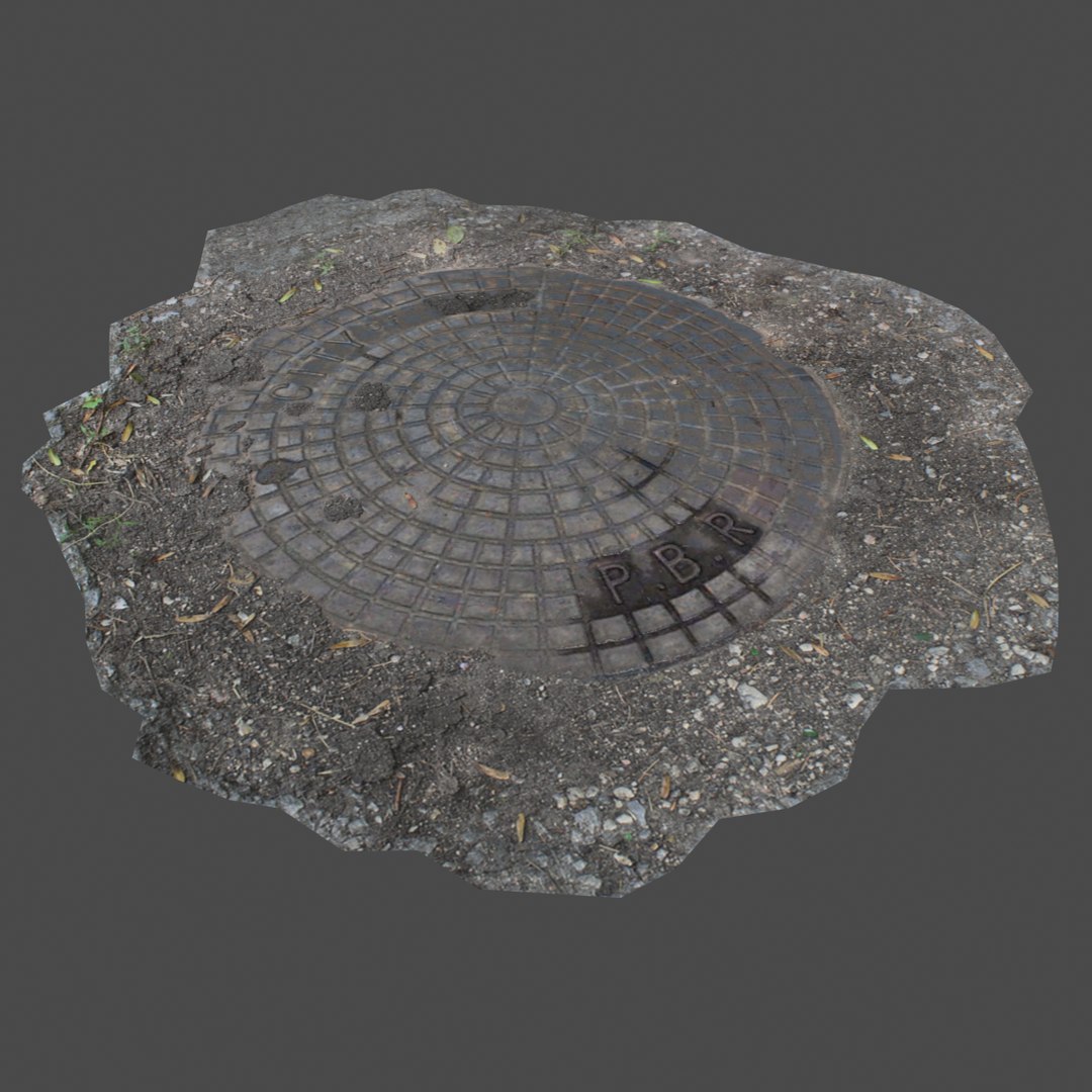 Manhole 3D Model - TurboSquid 1314556