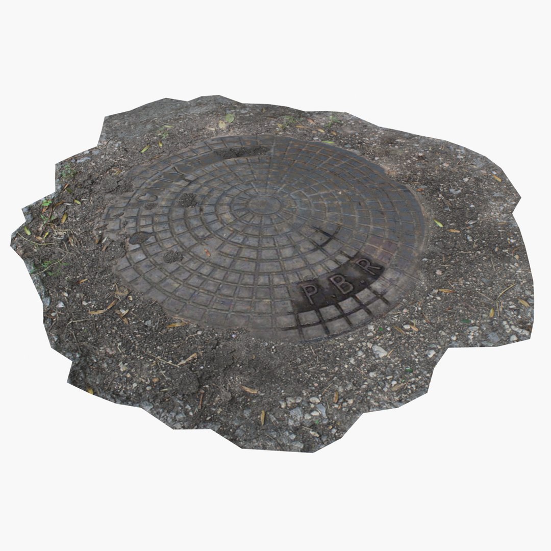 Manhole 3D model - TurboSquid 1314556