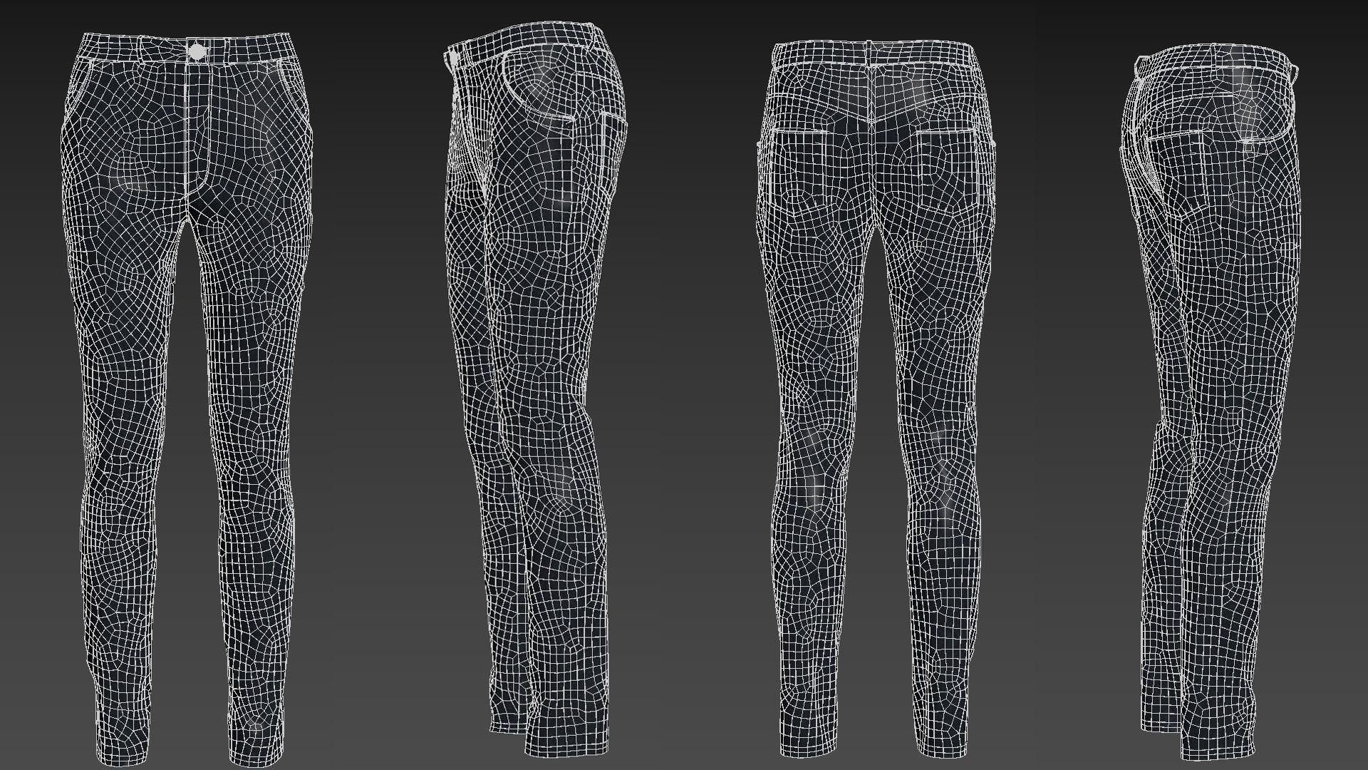 3D Jeans - TurboSquid 1669698