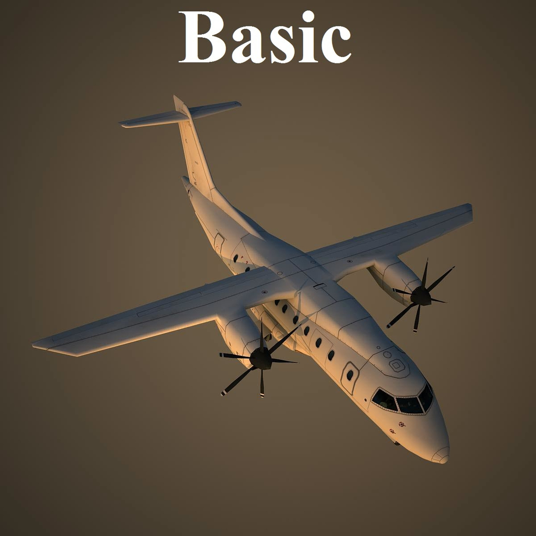 3d Model Dornier 328 Basic