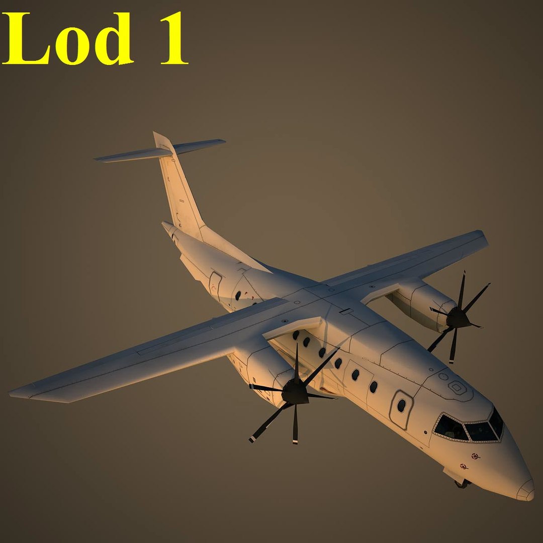 3d Model Dornier 328 Basic