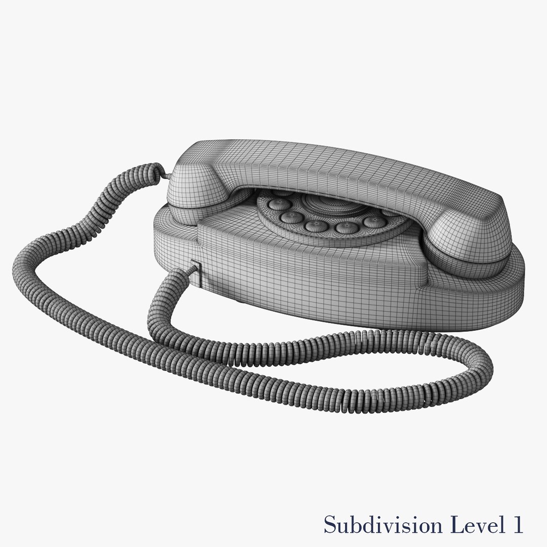 Telephone princess phone 3D - TurboSquid 1219421