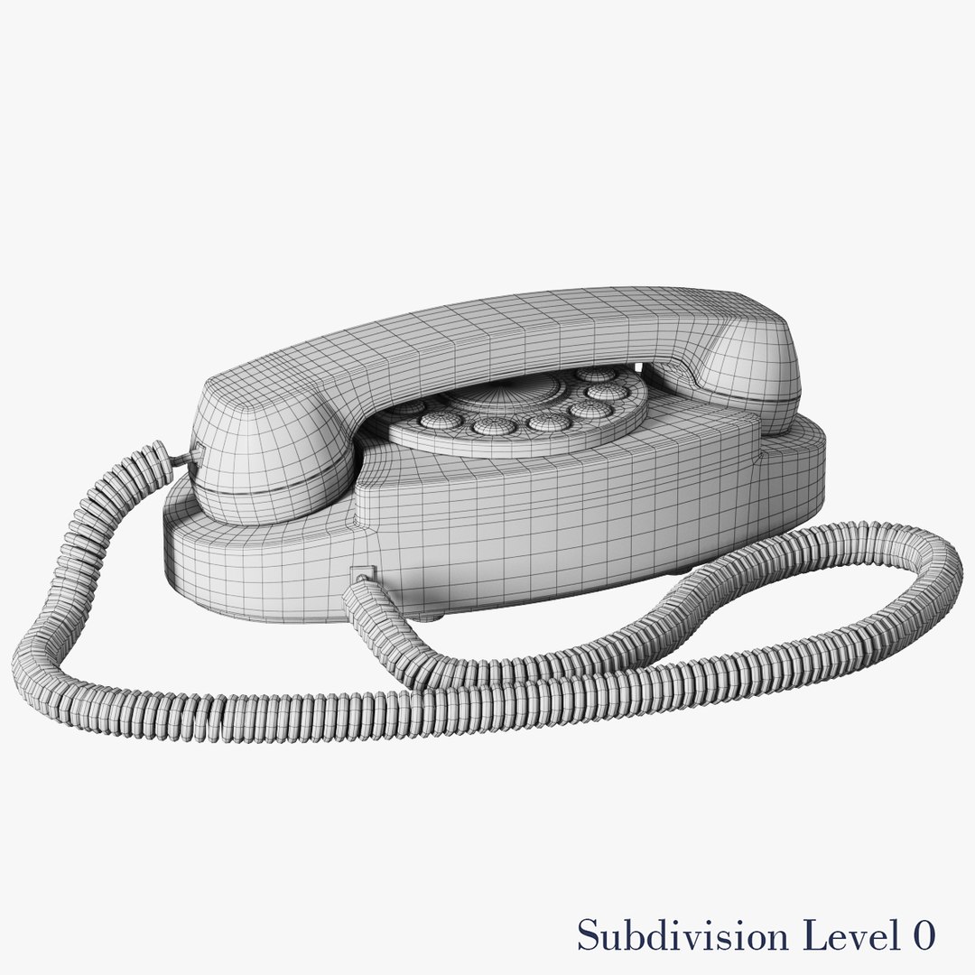 Telephone princess phone 3D - TurboSquid 1219421