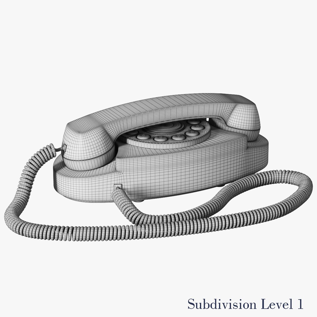 Telephone princess phone 3D - TurboSquid 1219421