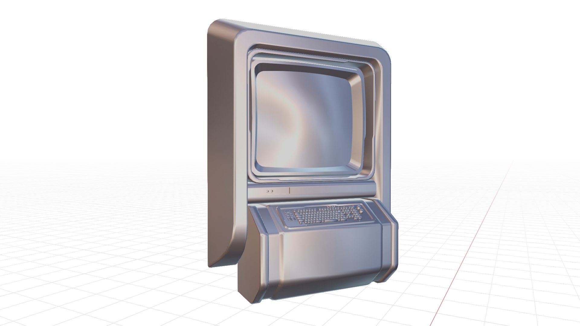 3D Sci-Fi Console Computer - TurboSquid 1782765