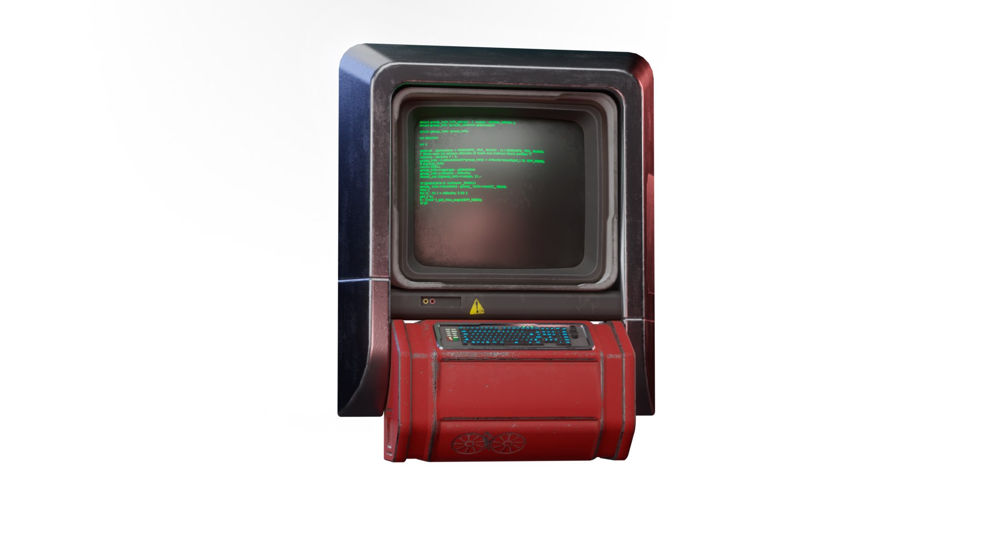 3D Sci-Fi Console Computer - TurboSquid 1782765