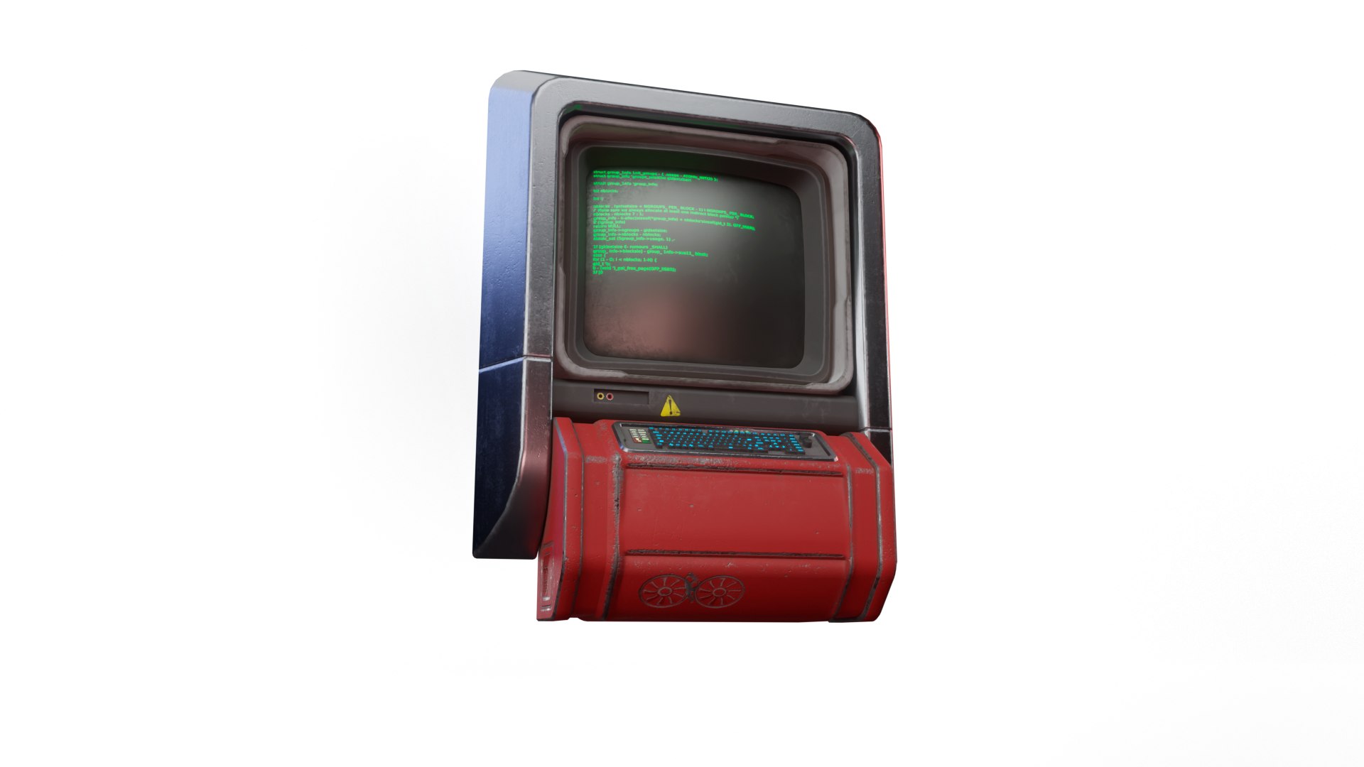 3D Sci-Fi Console Computer - TurboSquid 1782765