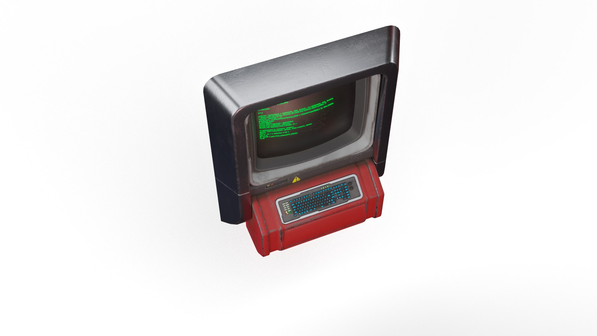 3D Sci-Fi Console Computer - TurboSquid 1782765