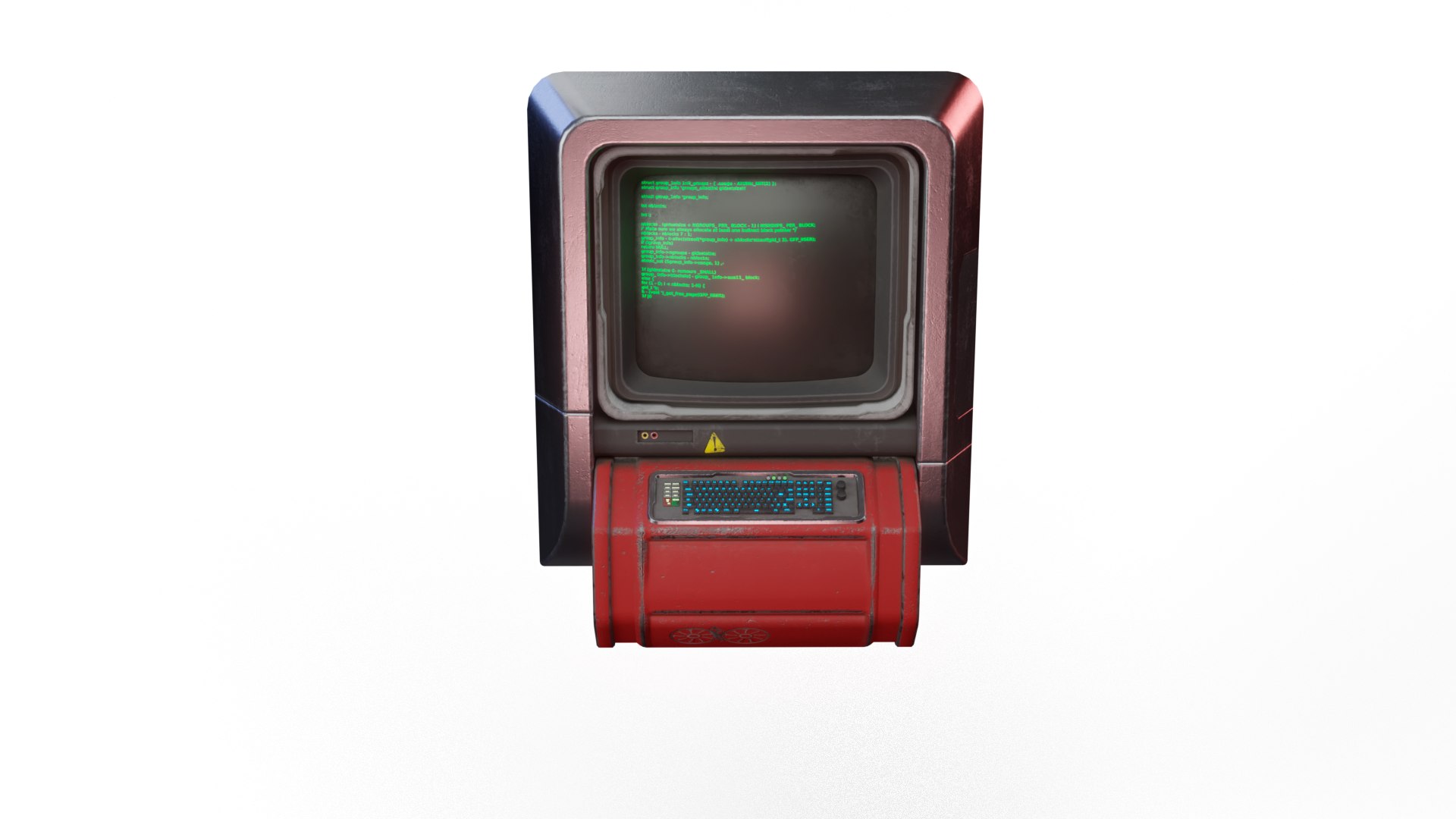 3D Sci-Fi Console Computer - TurboSquid 1782765