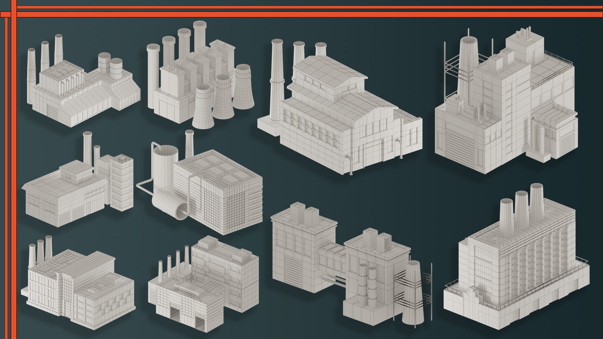 Factory Building VOL-05 3D - TurboSquid 2228361