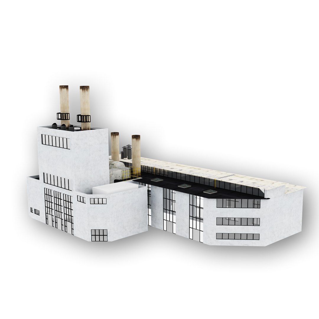 Factory Building 3D - TurboSquid 1573117