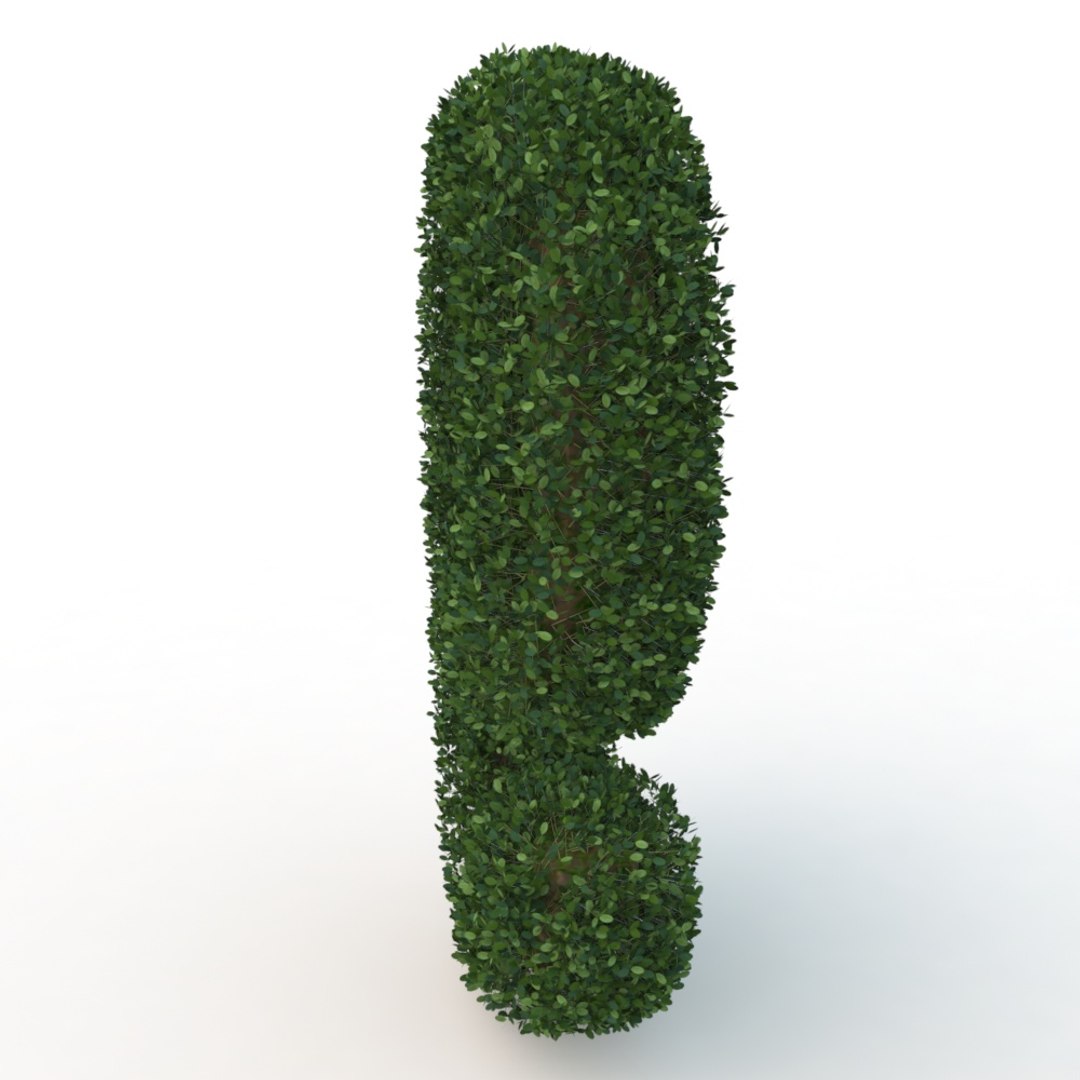 9 hedge 3D model - TurboSquid 1453121