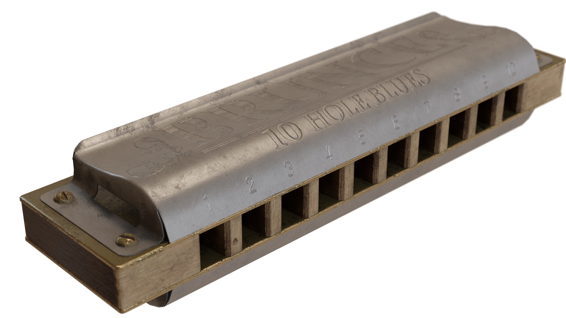 Harmonica Model - TurboSquid 1790736