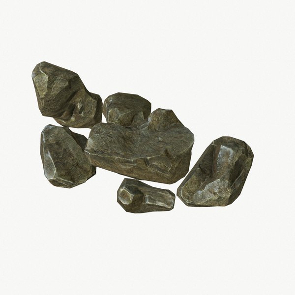 small stone 3d max