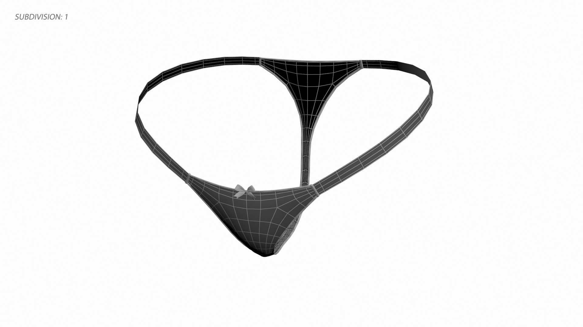 3D Model Sexy String Lingerie - TurboSquid 1773965