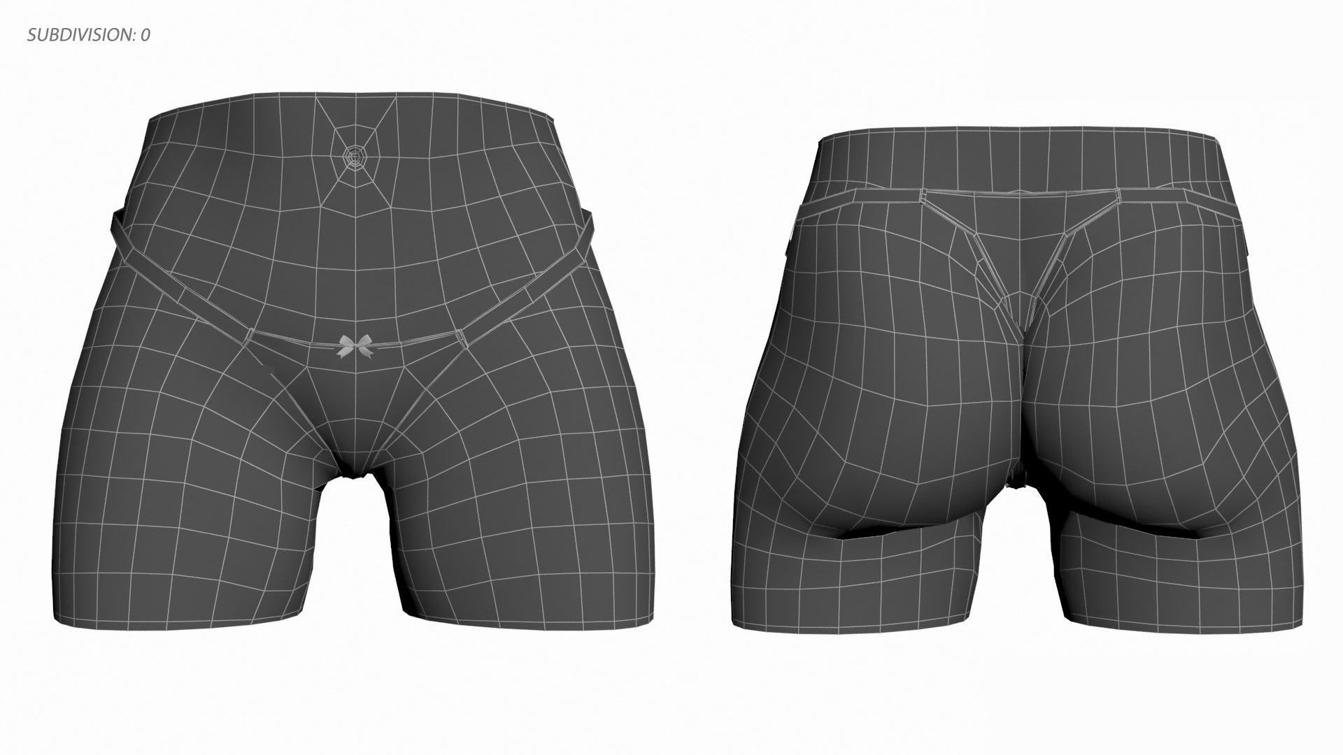 3D Model Sexy String Lingerie - TurboSquid 1773965