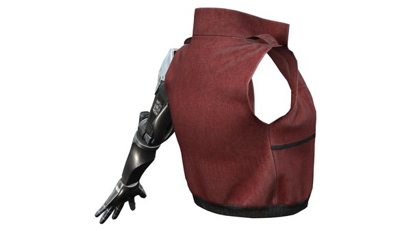 3D Robotic Arm Sleeveless Vest Female Jacket - TurboSquid 2007514