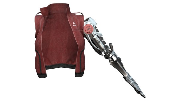 3D Robotic Arm Sleeveless Vest Female Jacket - TurboSquid 2007514