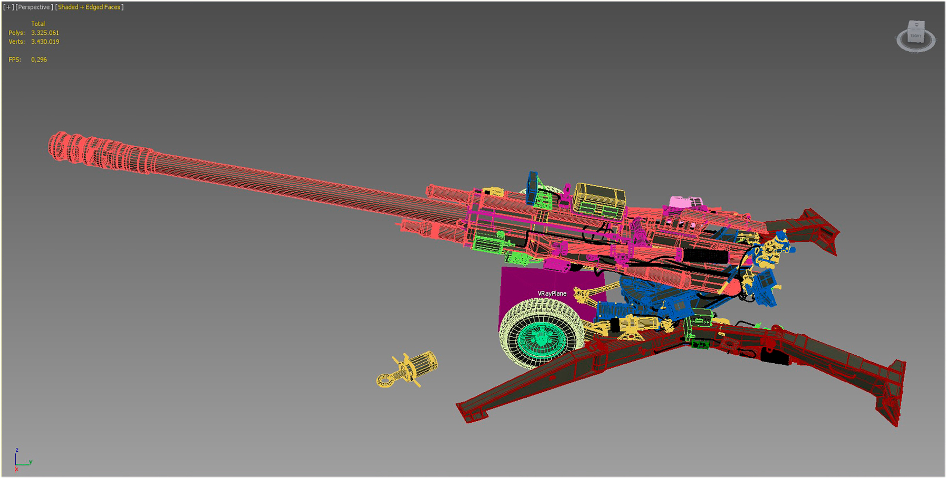 Norinco AH4 155 mm howitzer 3D 모델 - TurboSquid 1986131