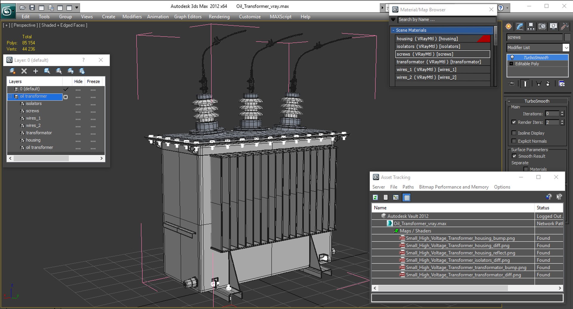 Free Oil Transformer 3D Model - TurboSquid 1306770