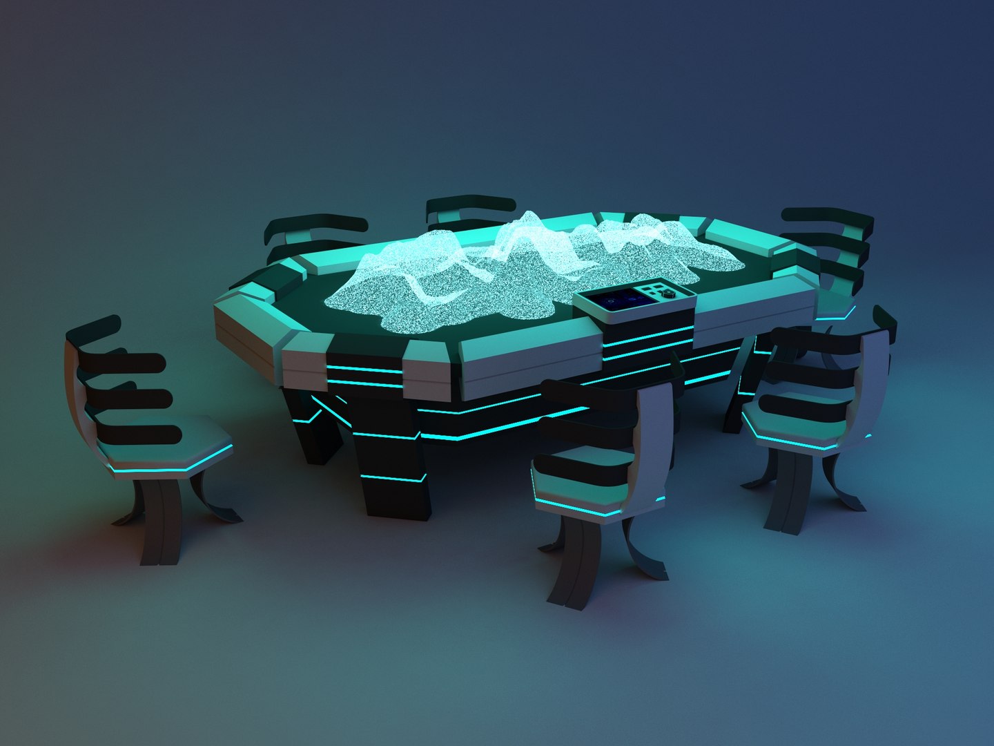 Space Control Center 3D Model - TurboSquid 1922790