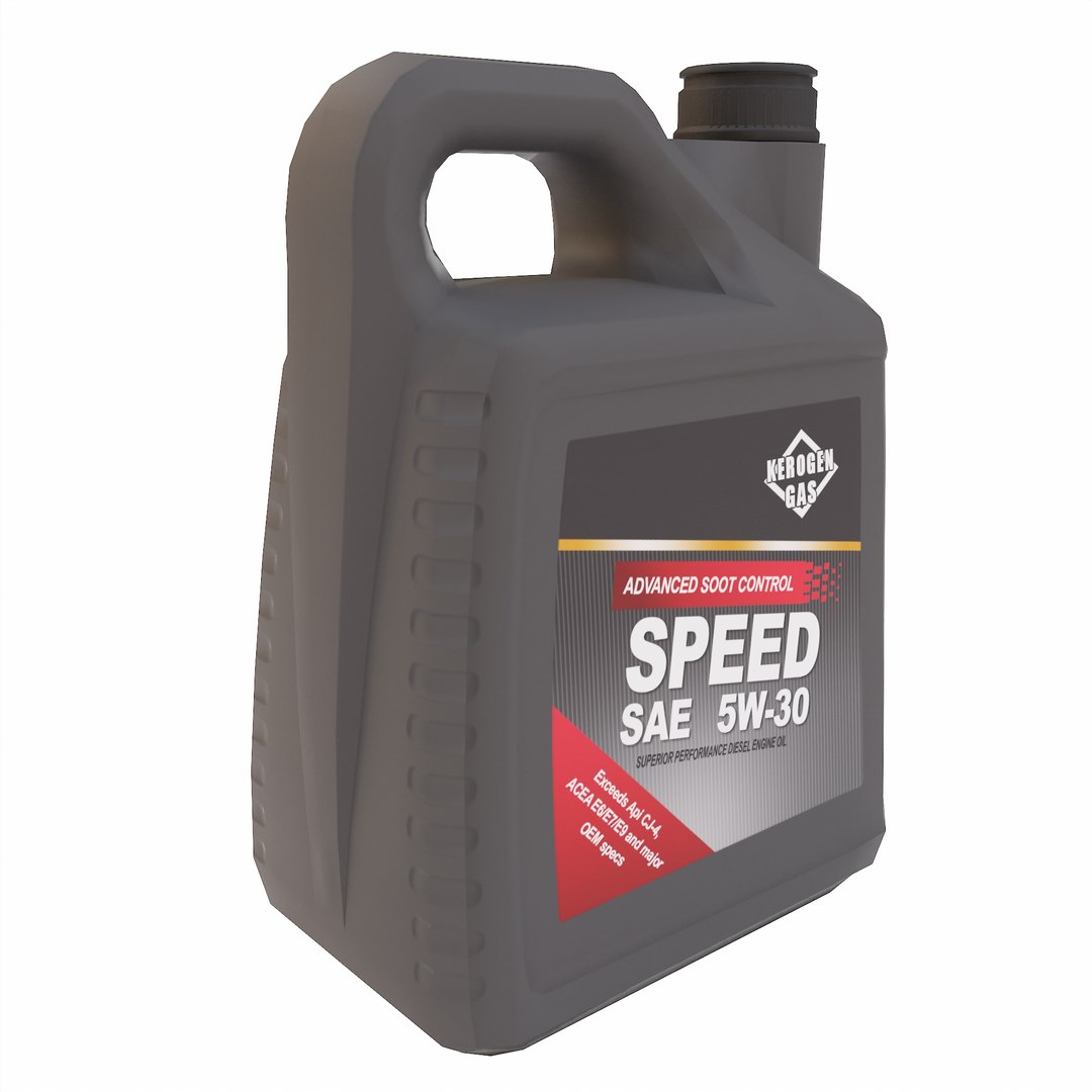 3D Engine Oil Can Lowpoly 3d Model - TurboSquid 2413077