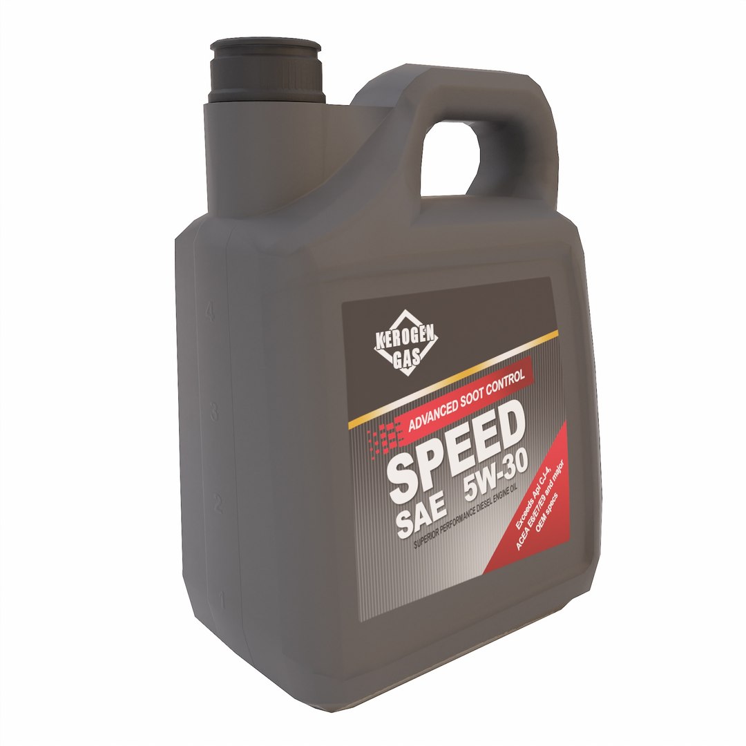 3D Engine Oil Can Lowpoly 3d Model - TurboSquid 2413077