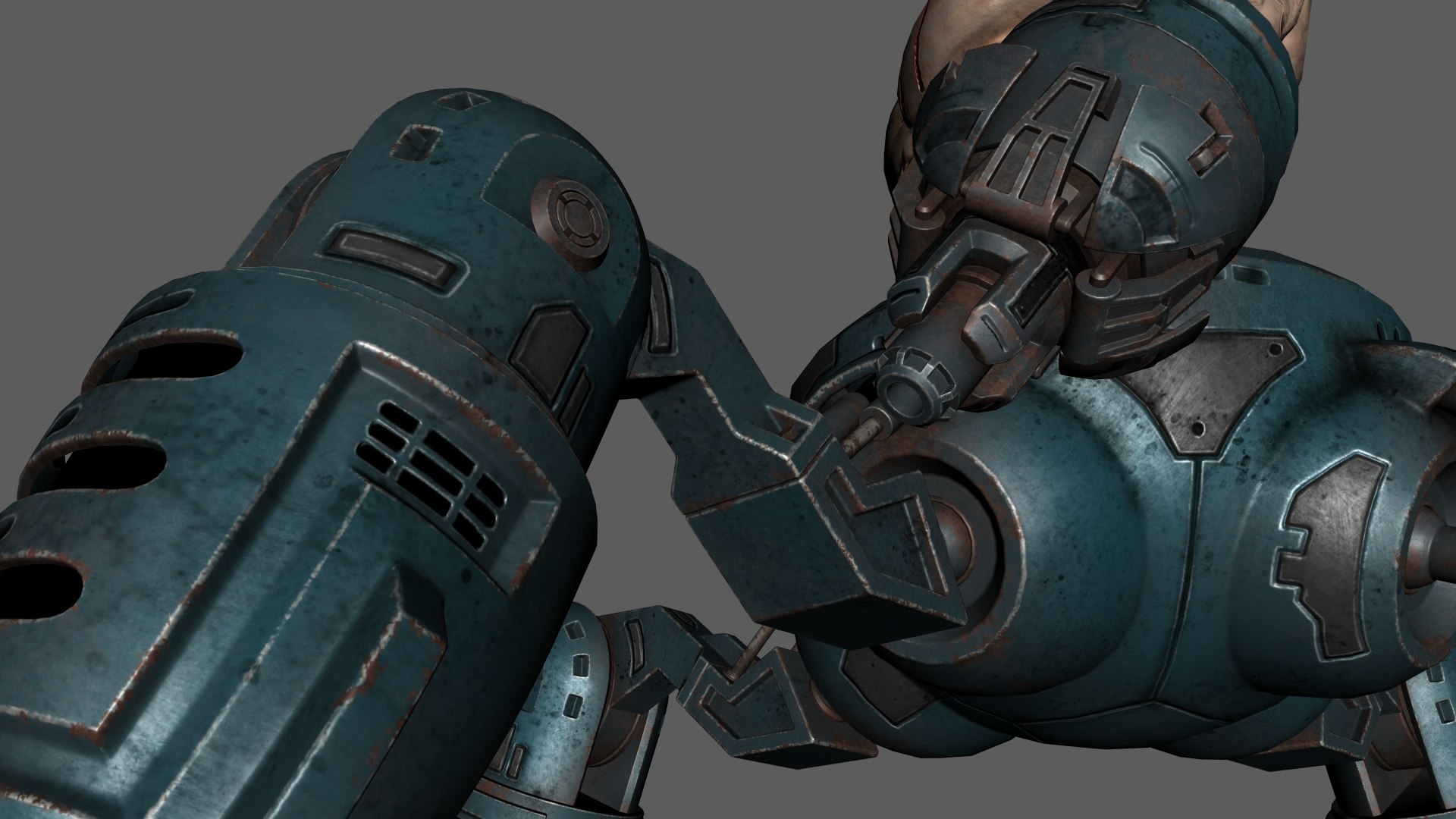 Cyborg Weapon Robot 3D Model - TurboSquid 1162711
