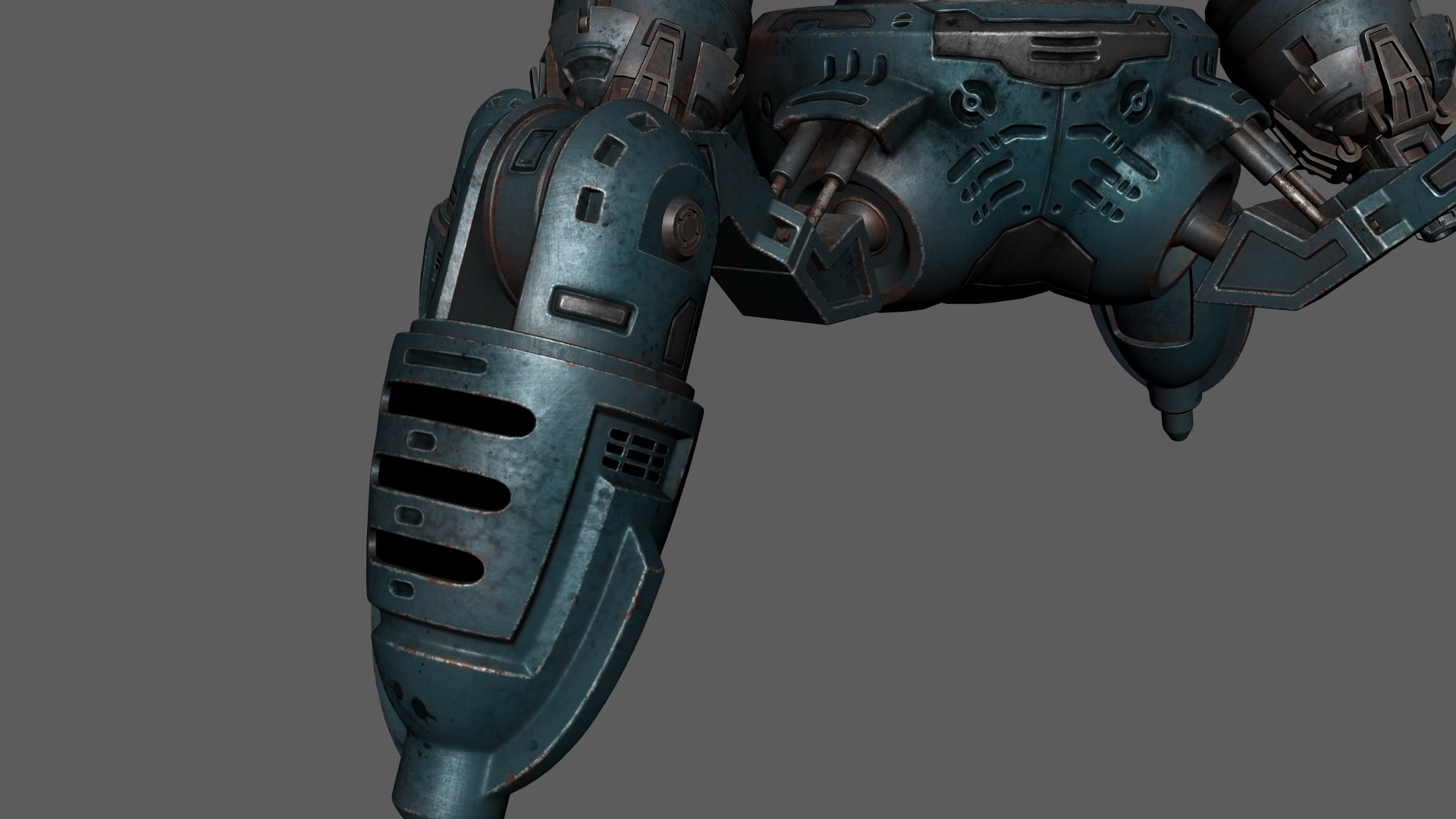 Cyborg Weapon Robot 3D Model - TurboSquid 1162711