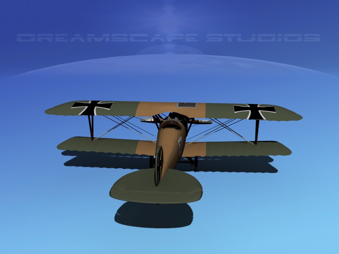 3d Albatross Fighter Diii Model