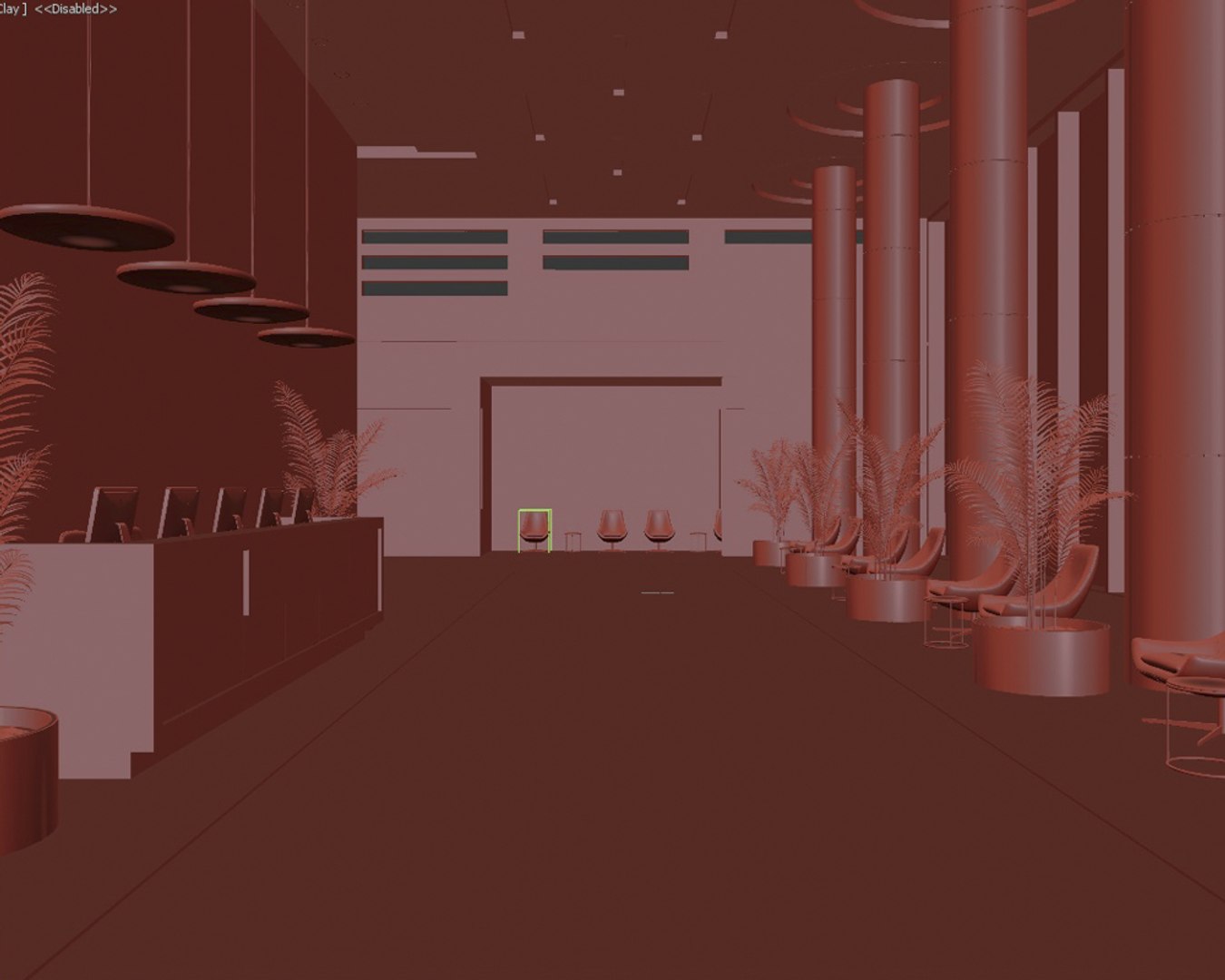 3D Lobby Design Modern Model - TurboSquid 1649423