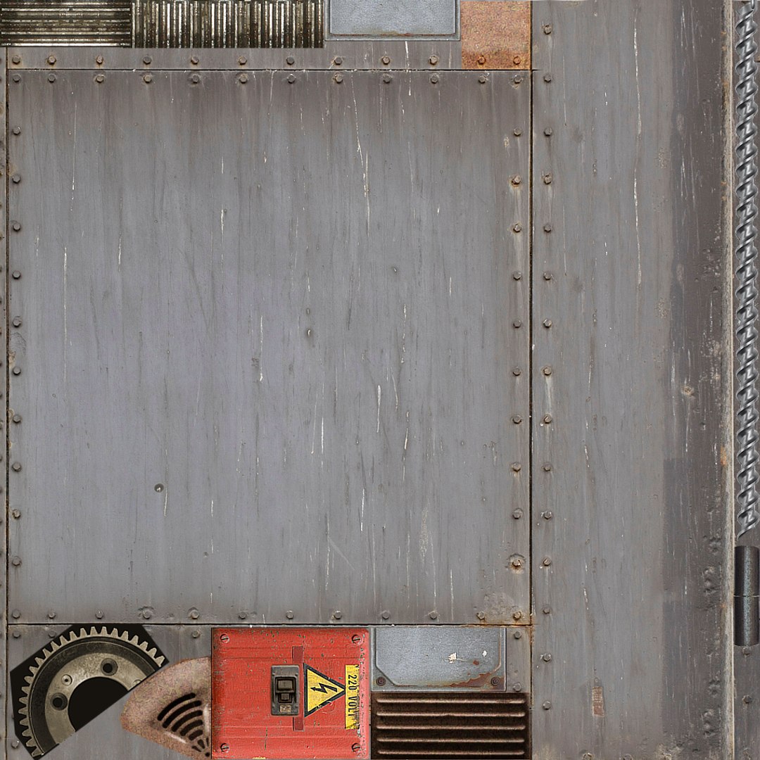 3D Bunker Gate Low Poly - TurboSquid 1887716