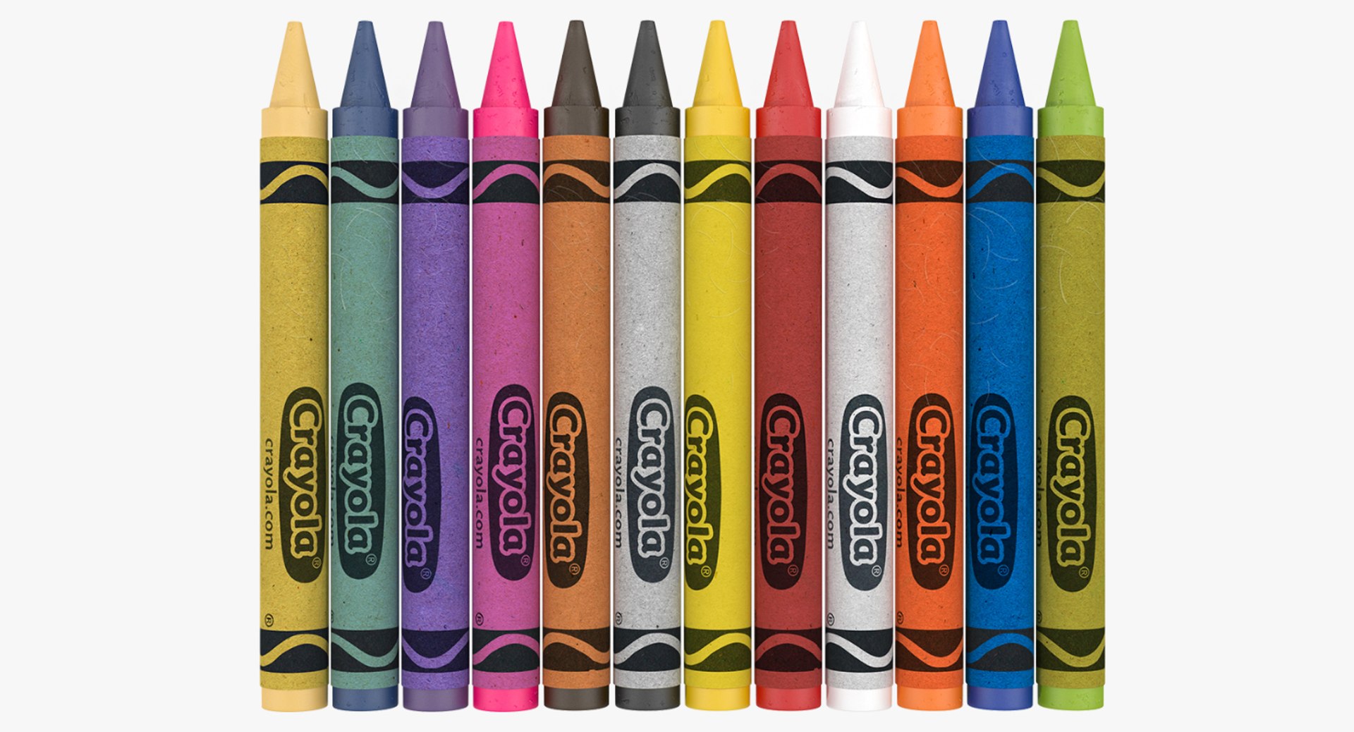 3D Chalks Crayons - TurboSquid 1402548