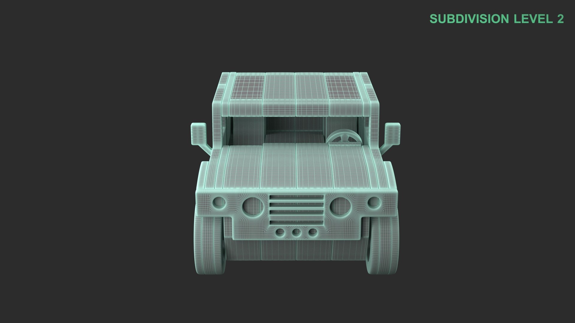 3D Wooden 4x4 Toy - TurboSquid 2349561