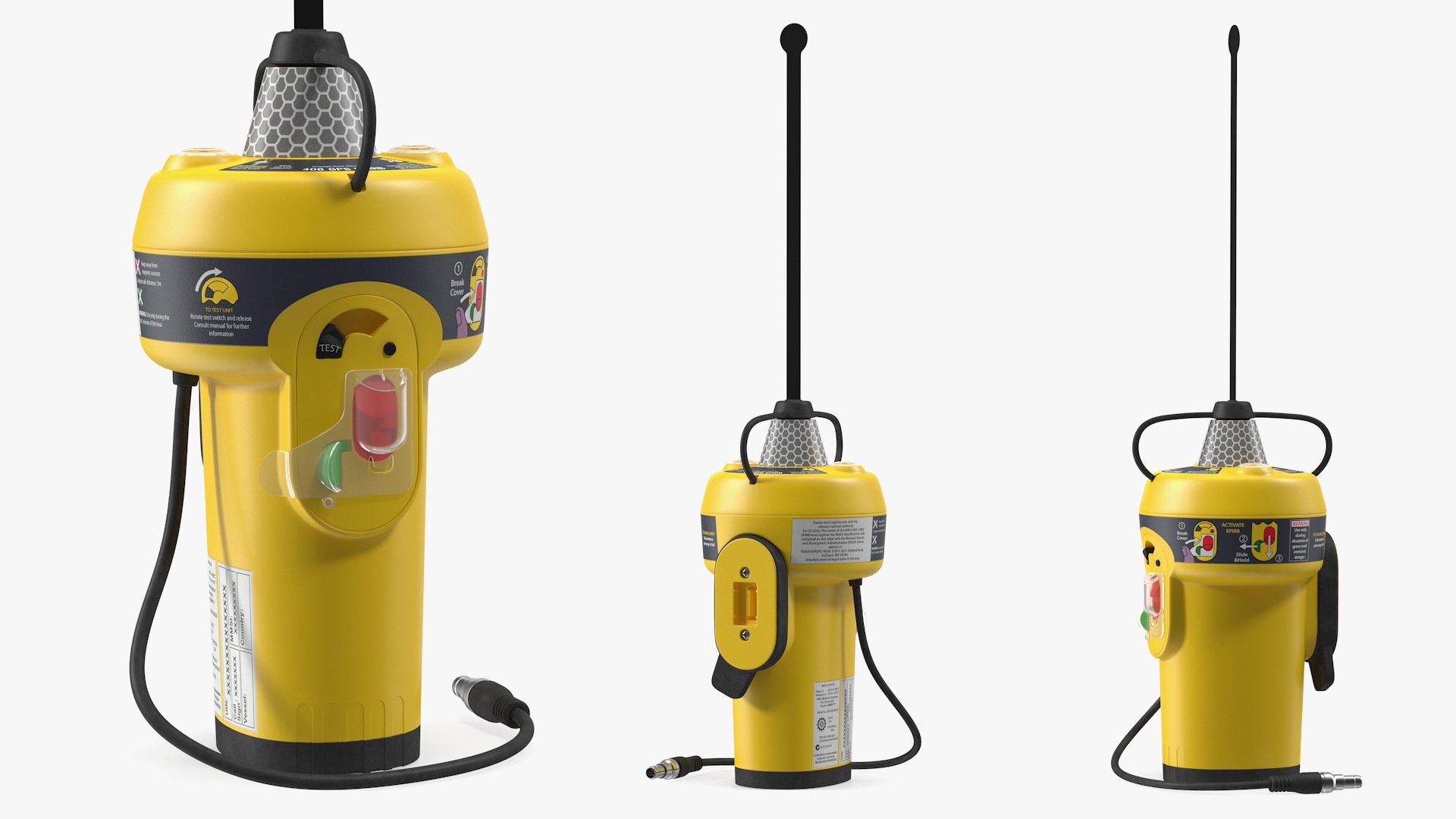 3D emergency position indicating radio - TurboSquid 1681318