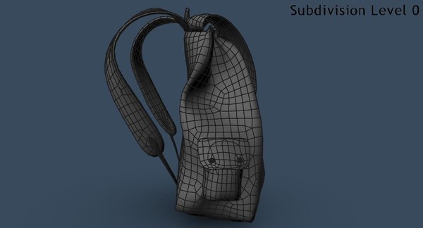 backpack 3d model