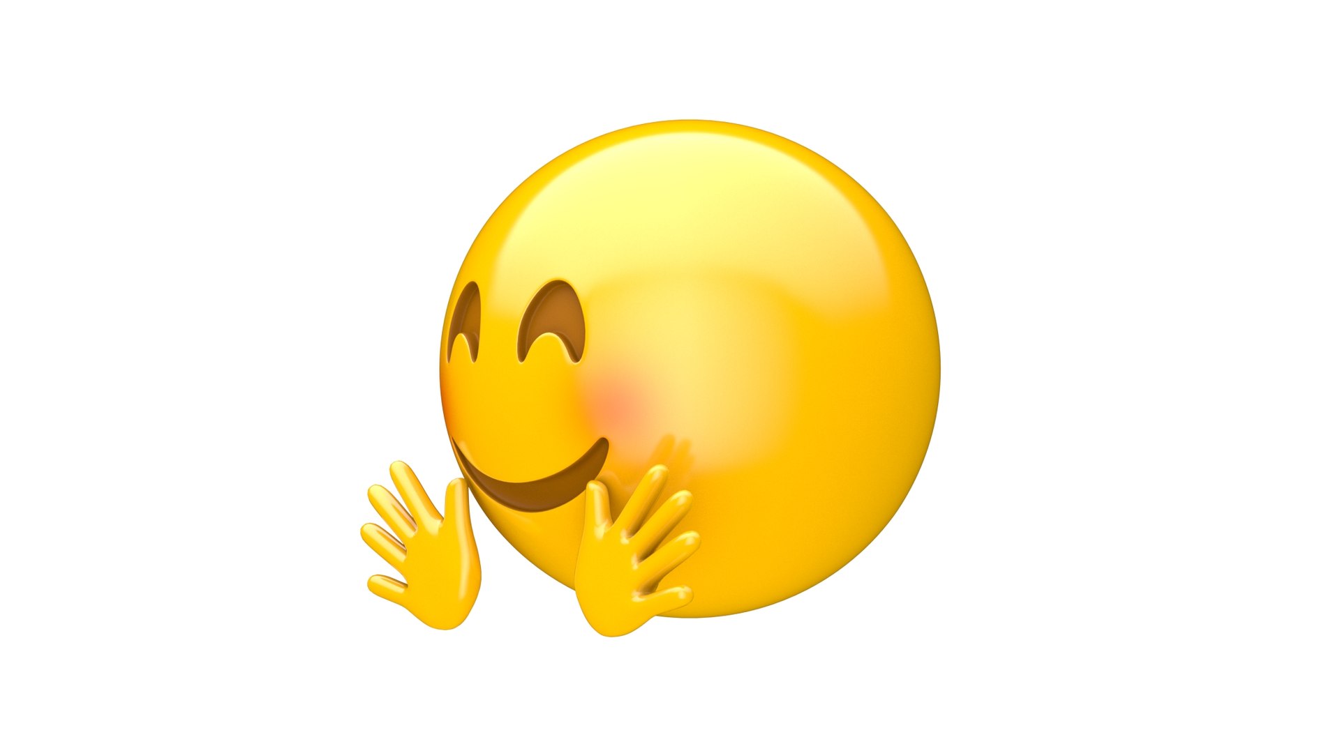 3D Apple Hugging Face - TurboSquid 1724085