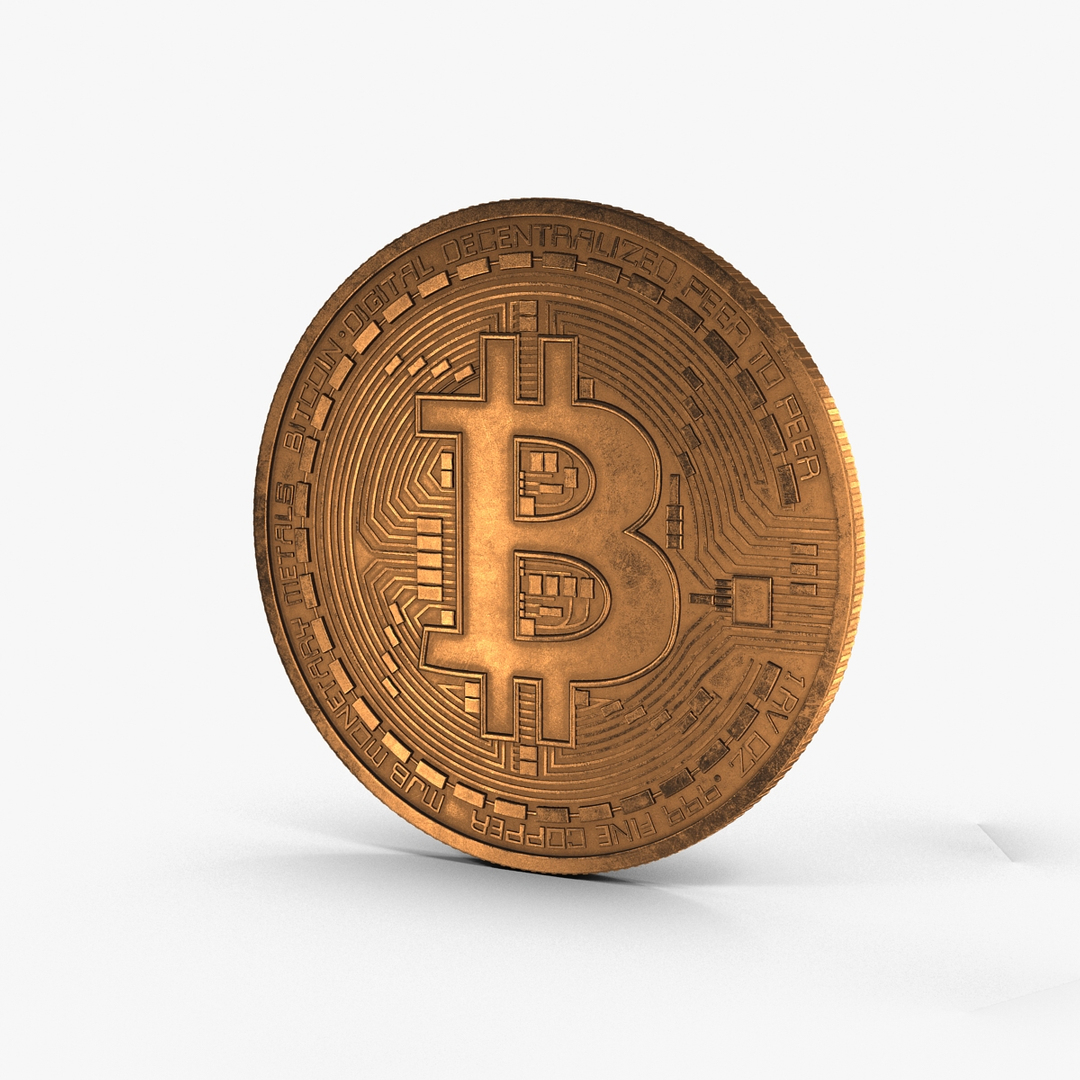 Bitcoin coin 3D model - TurboSquid 1221794