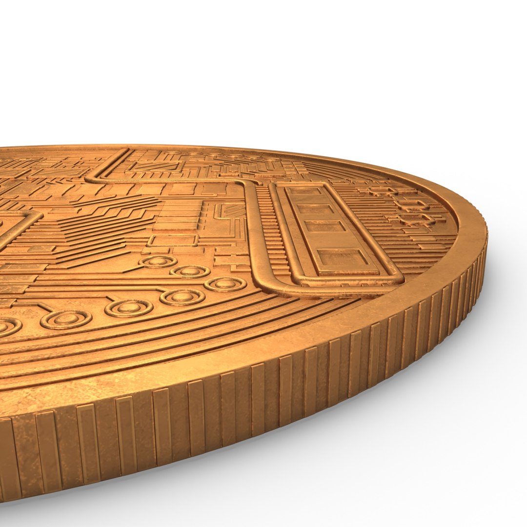 Bitcoin coin 3D model - TurboSquid 1221794