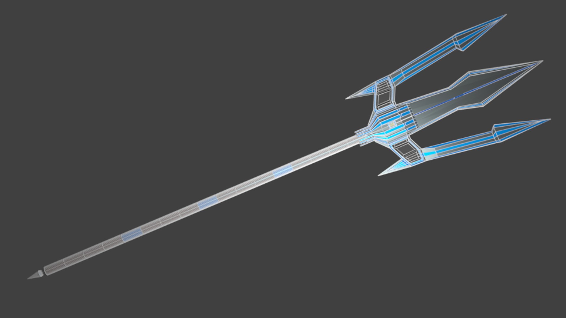 3D trident weapon model - TurboSquid 1371243