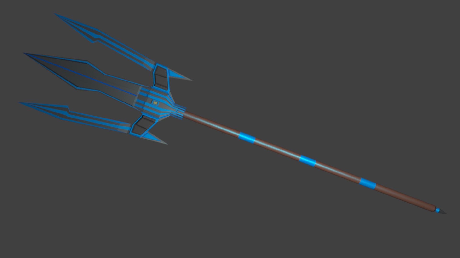 3D trident weapon model - TurboSquid 1371243