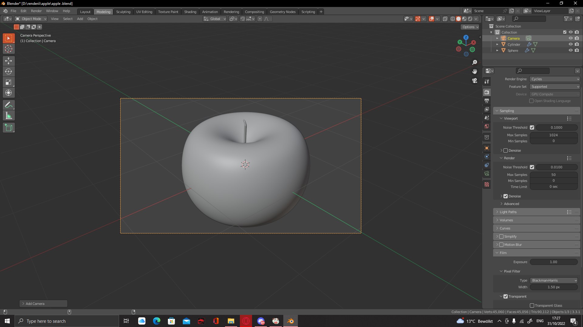 Apple 3D Model - TurboSquid 1981107