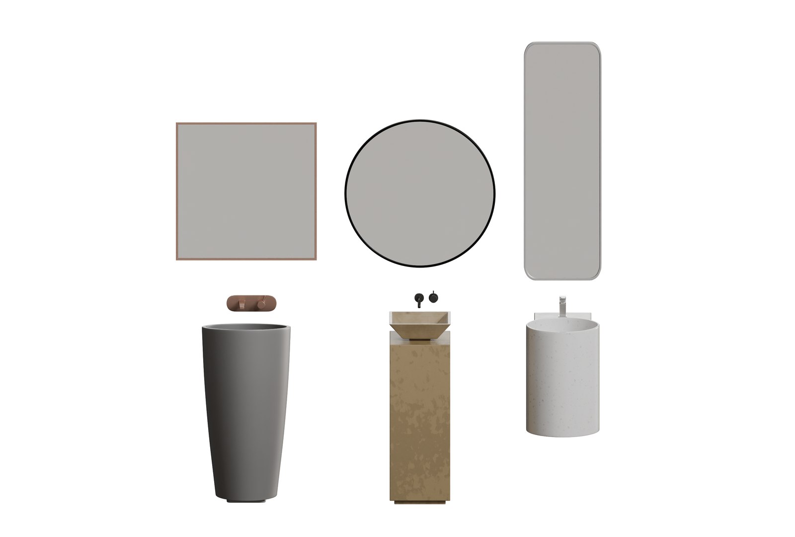 3D Realistic Lavatories Pack - TurboSquid 2384867