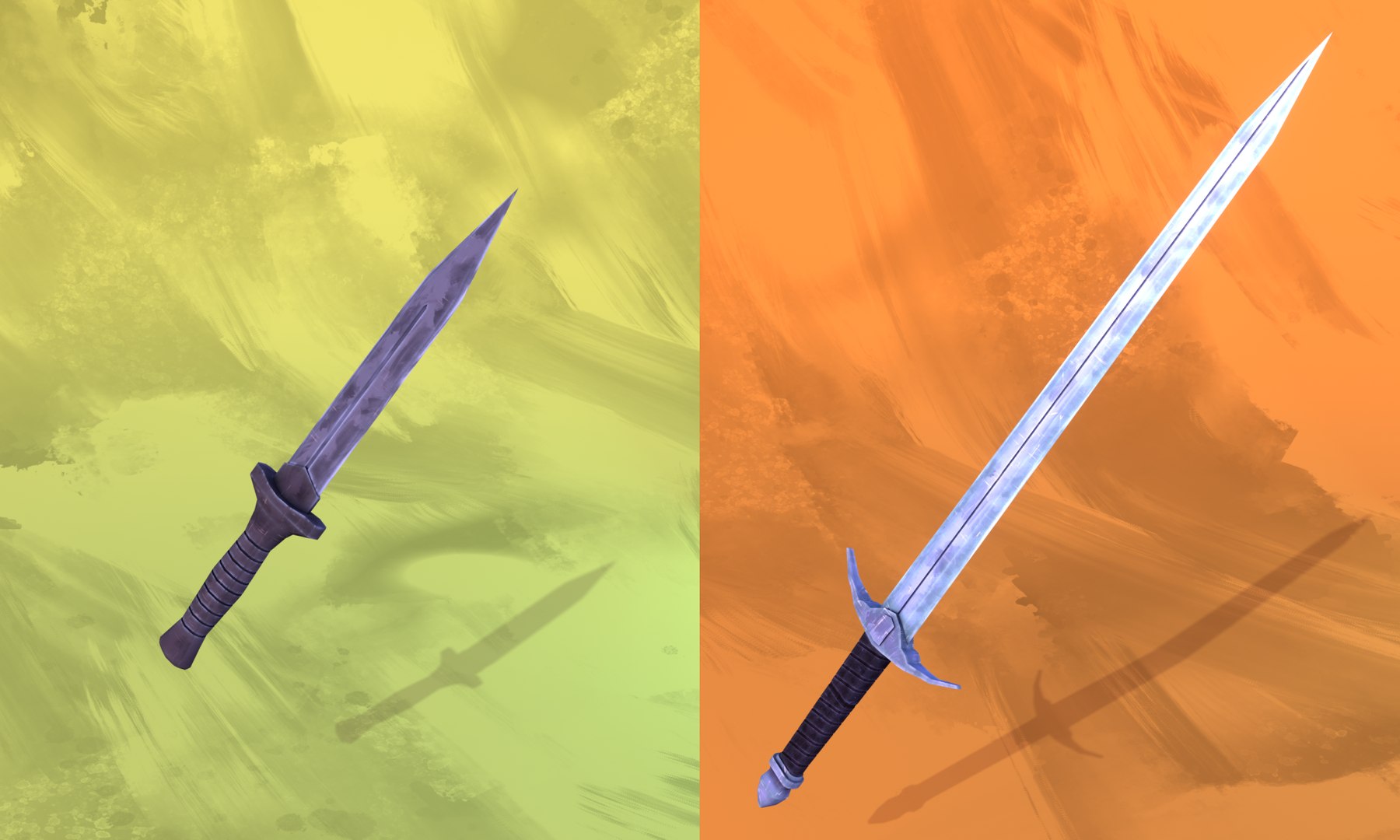 Stylized Swords And Knives Pack 3D Model - TurboSquid 2081213