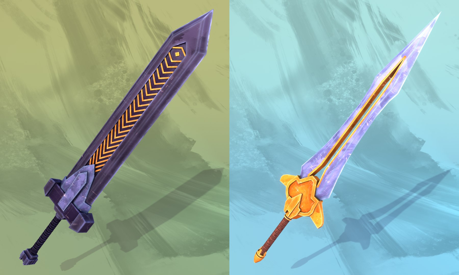 Stylized Swords And Knives Pack 3D Model - TurboSquid 2081213