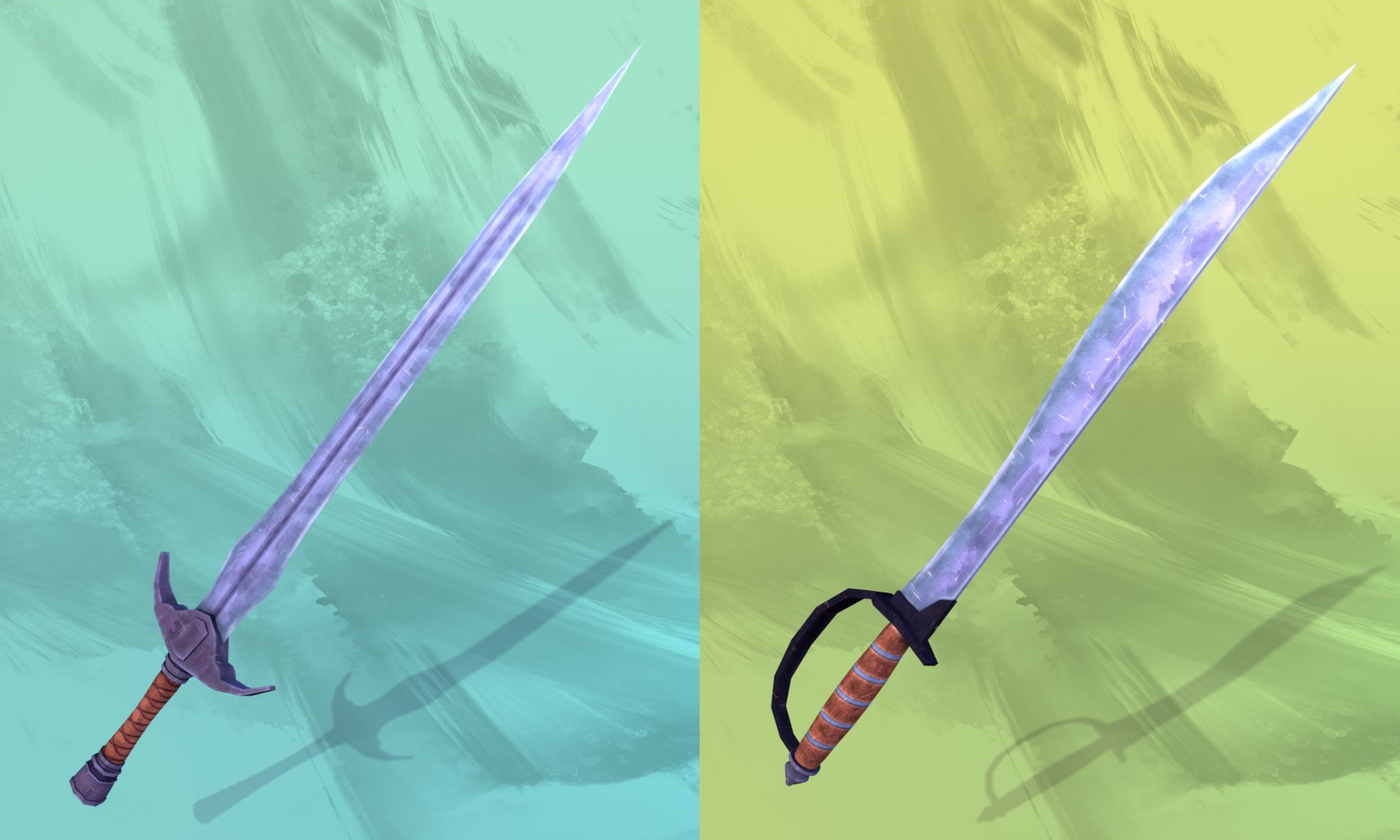 Stylized Swords And Knives Pack 3D Model - TurboSquid 2081213